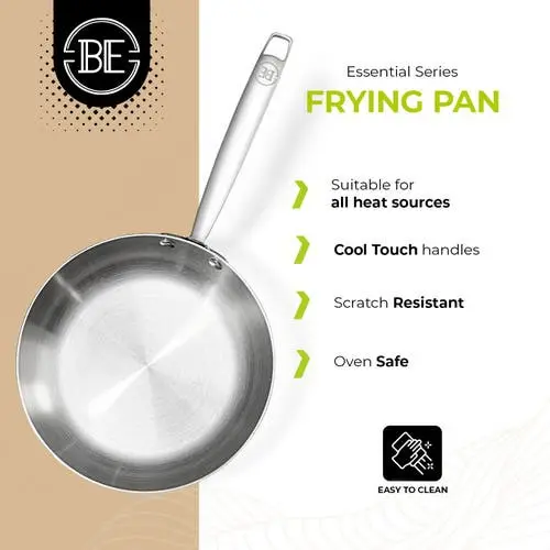 BE LIVING Essential Seriesfrying Pan - 8"